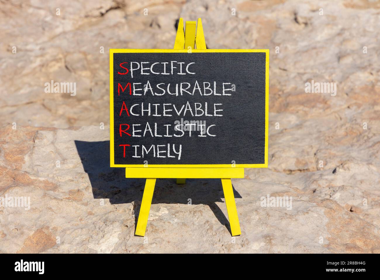 SMART symbol. Concept words SMART specific measurable achievable ...