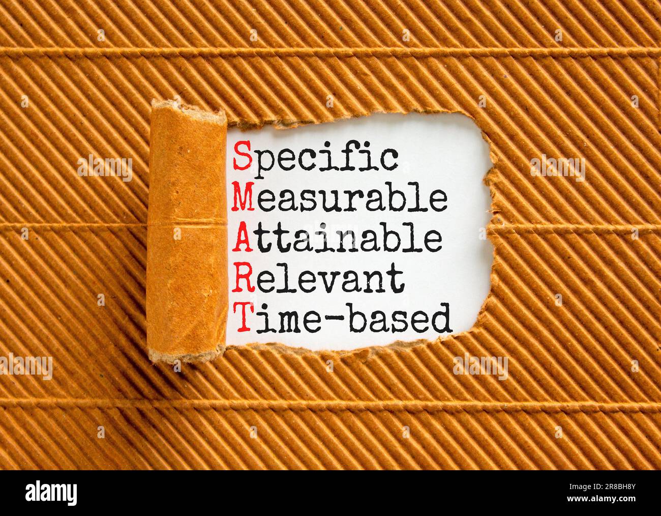 SMART symbol. Concept words SMART specific measurable attainable ...