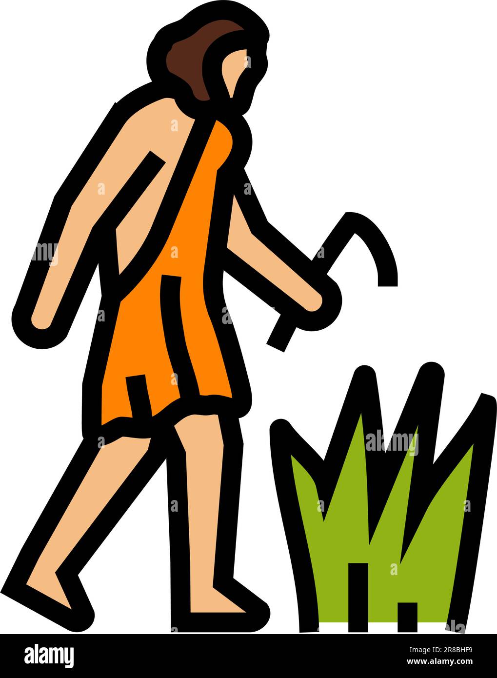 Homo erectus erectus Stock Vector Images - Alamy