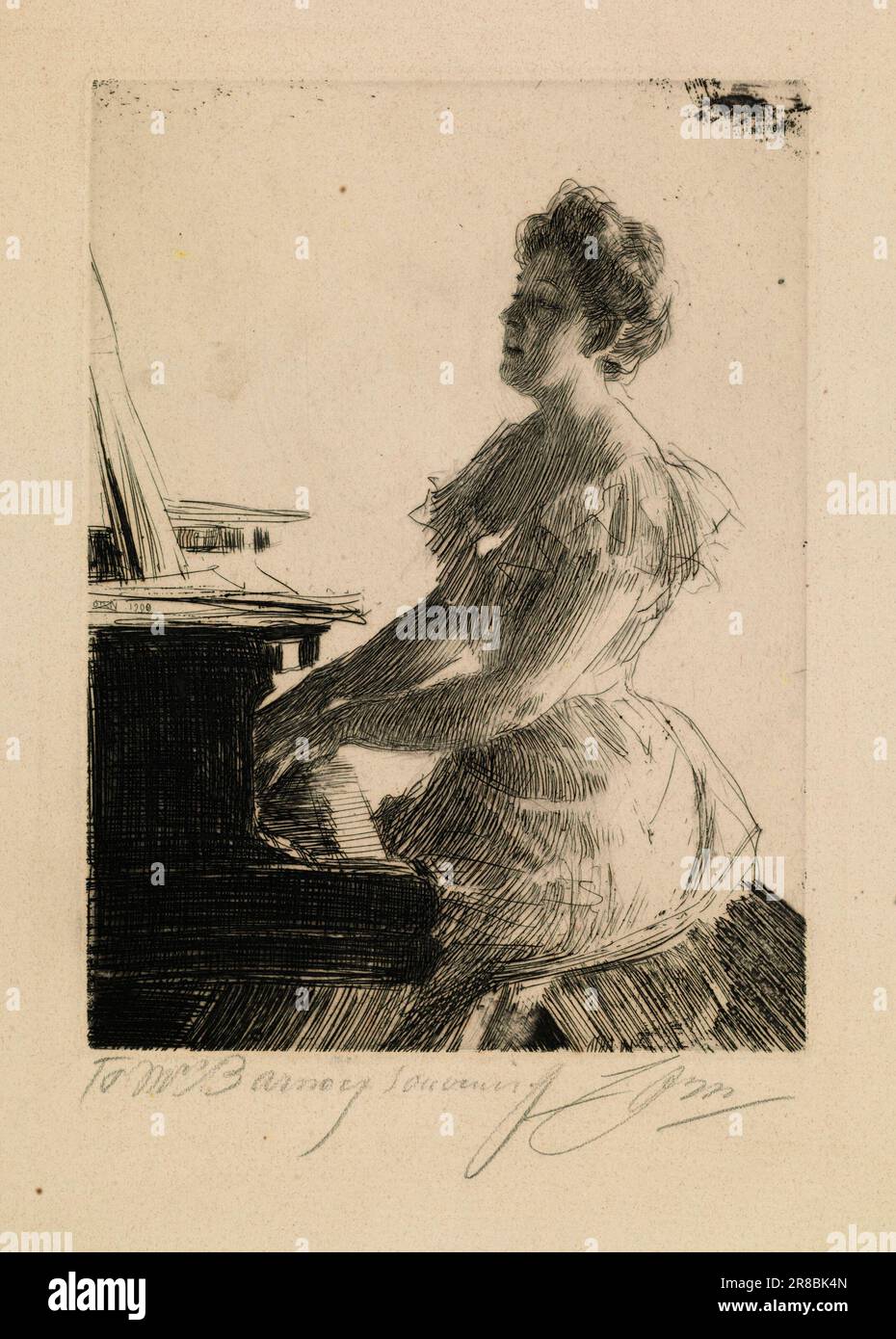 Mary Hardin n.d. by Anders Leonard Zorn, Swedish, born Mora, Sweden ...