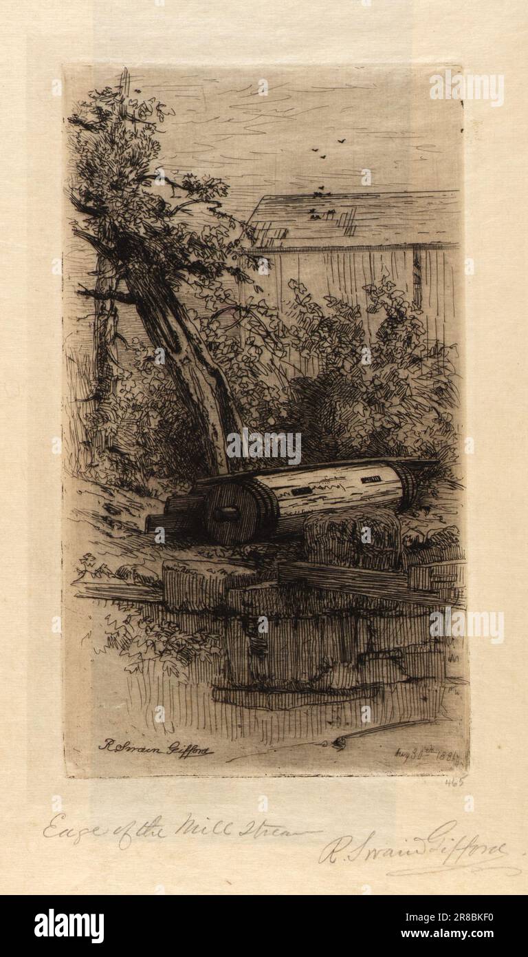 Edge of the Mill Stream 1881 by Robert Swain Gifford, born Naushon ...