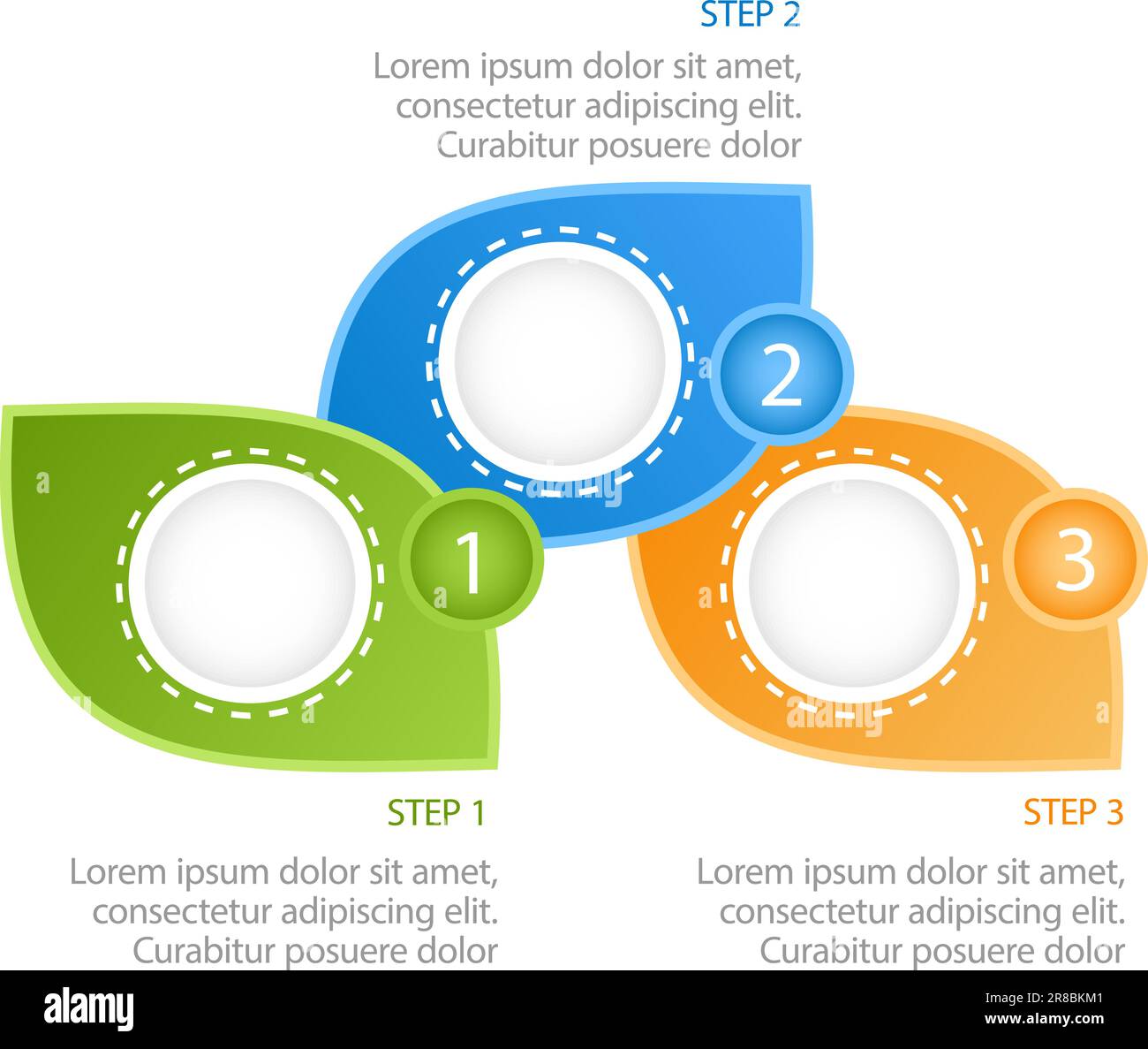 Colourful ecosystem infographic chart design template Stock Vector ...