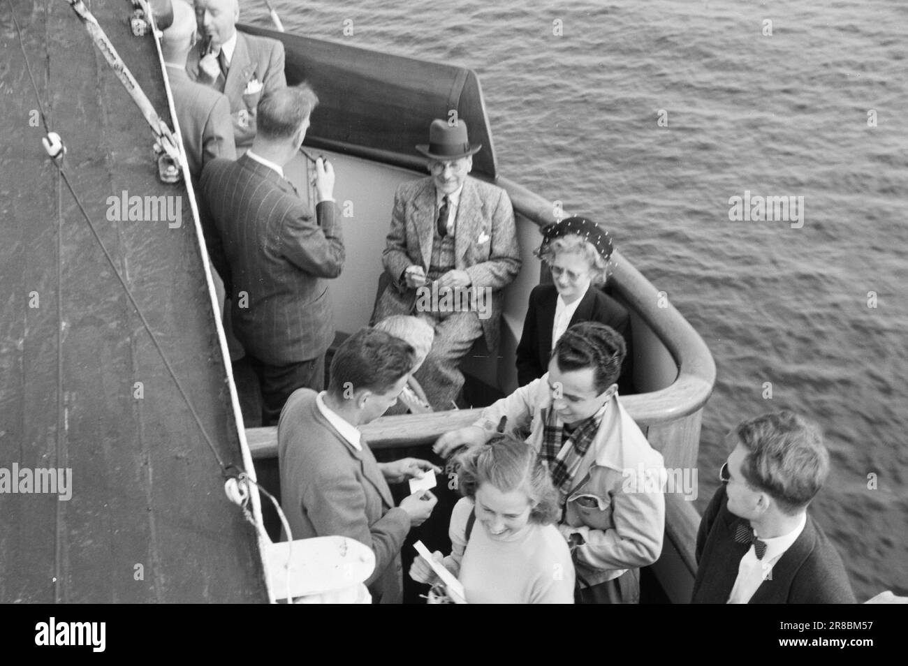 Current 17-1951: Attlee and wife on the roof of NorwayBritish Prime ...