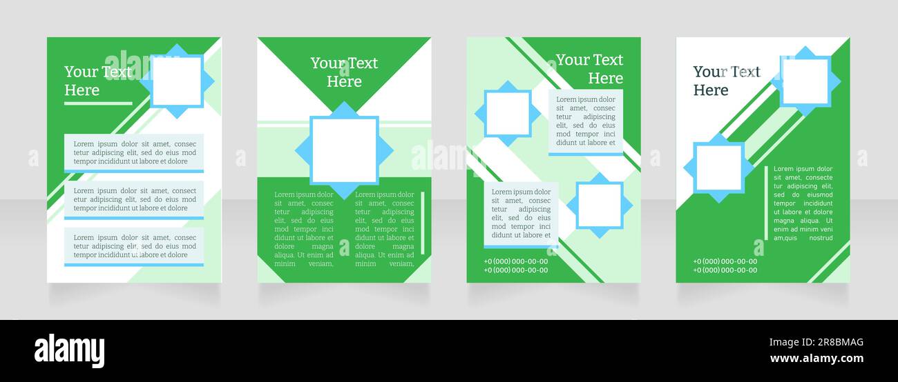 Blank Travel Brochure Template