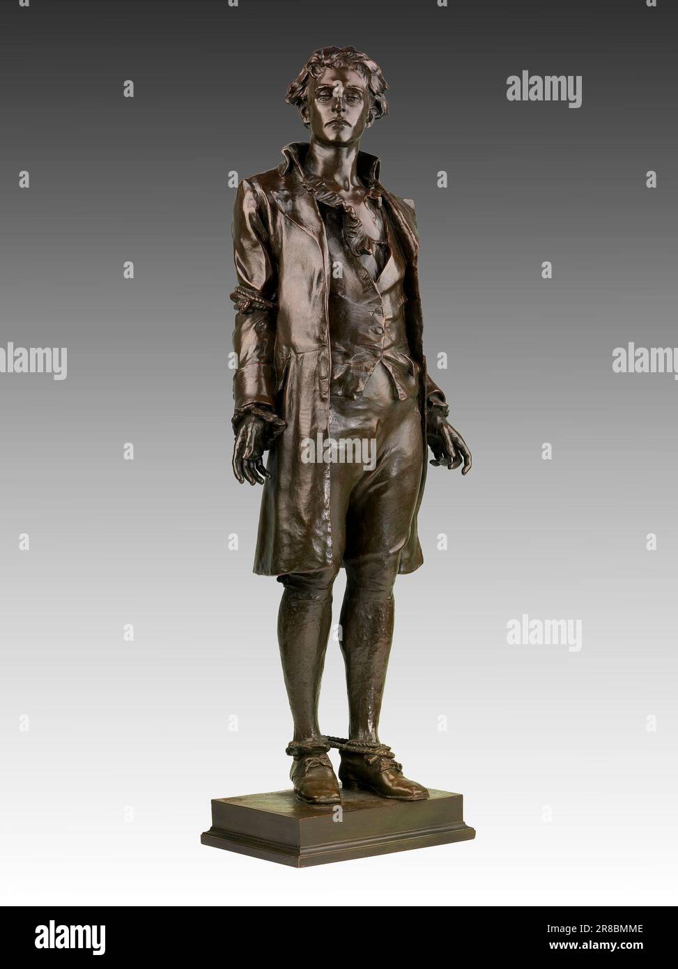 Nathan Hale 1890 by Frederick MacMonnies, born New York City 1863-died ...