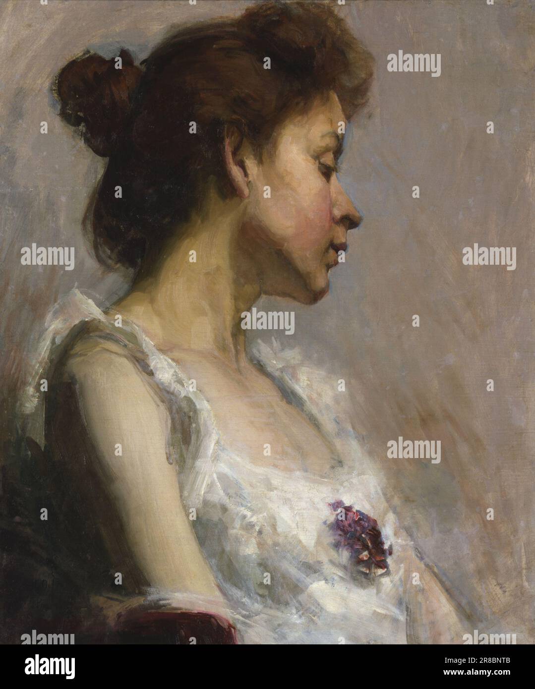 Portrait of the Artist's Wife 1897? by Henry Ossawa Tanner, born ...