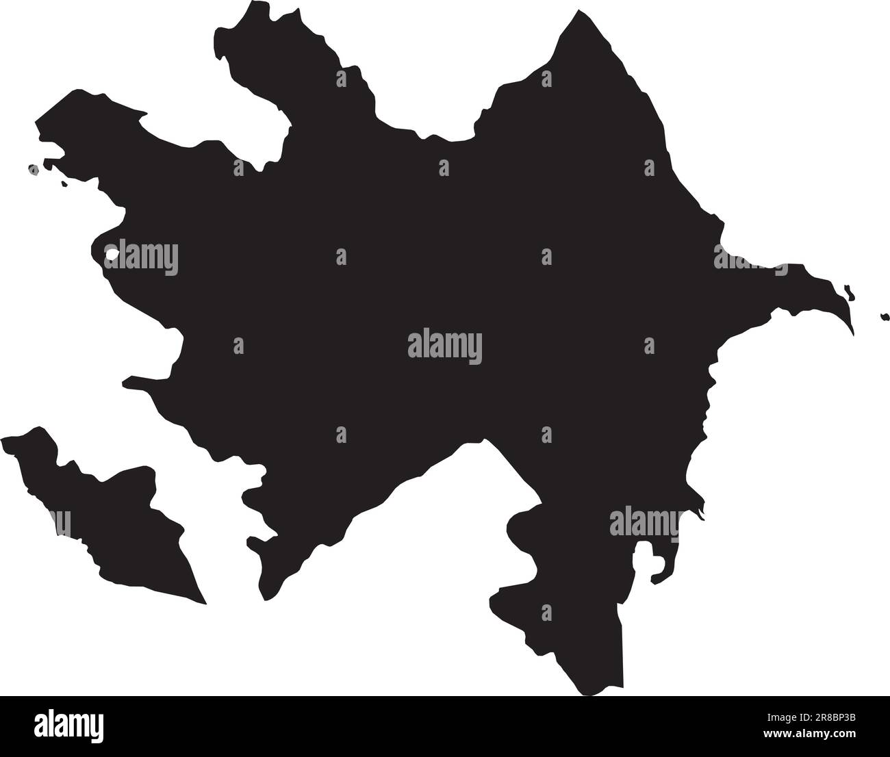 Geographic map european country Black and White Stock Photos & Images ...