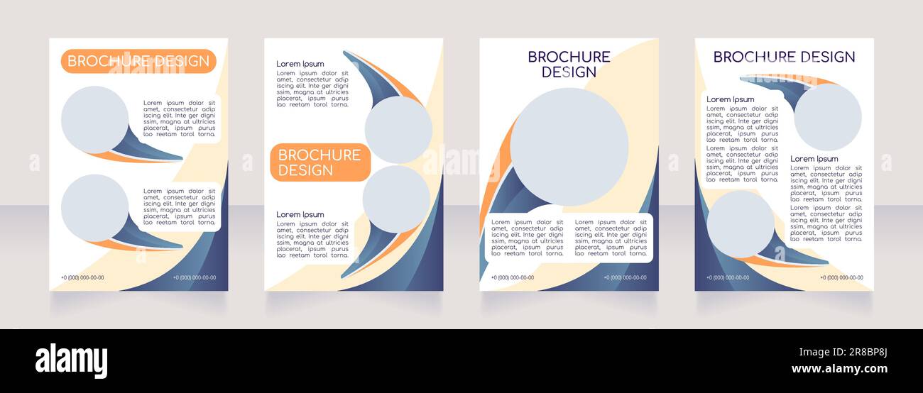 Party invitation and schedule blank brochure layout design Stock Vector ...