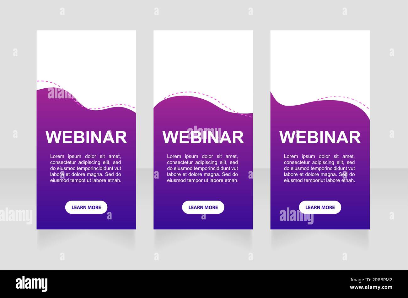 Educational webinar web banner design template Stock Vector Image & Art ...