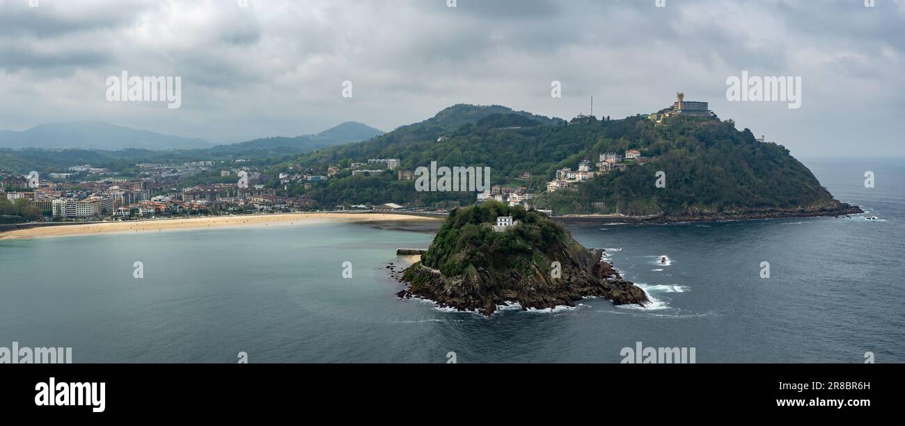 Cantabrian sea mount igueldo san hi-res stock photography and images ...