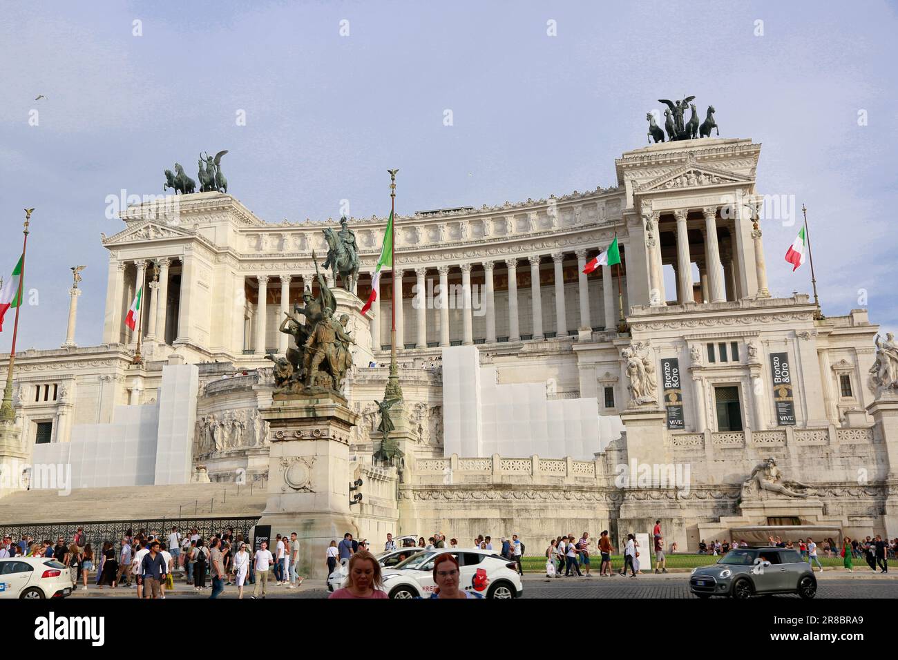 Palazzo Venezia in a sunny day, piazza venezia Rome, italy Stock Photo ...