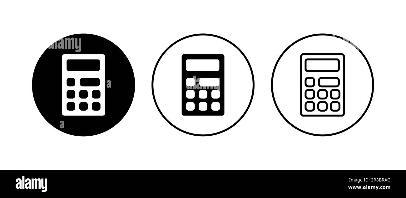 Calculator icon set. Accounting calculator icon. calculator vector ... Calculator icon set. Accounting calculator icon. calculator vector ...