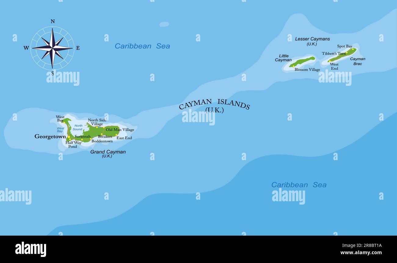 On The Map Where Are The Cayman Islands