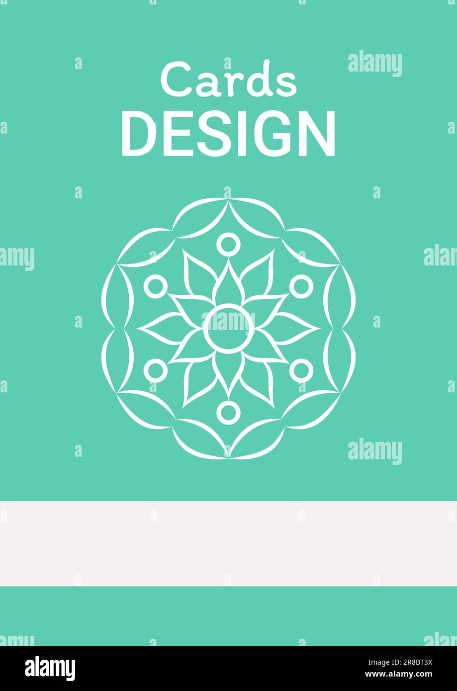 Meditation for beginners vector card design template Stock Vector Image ...