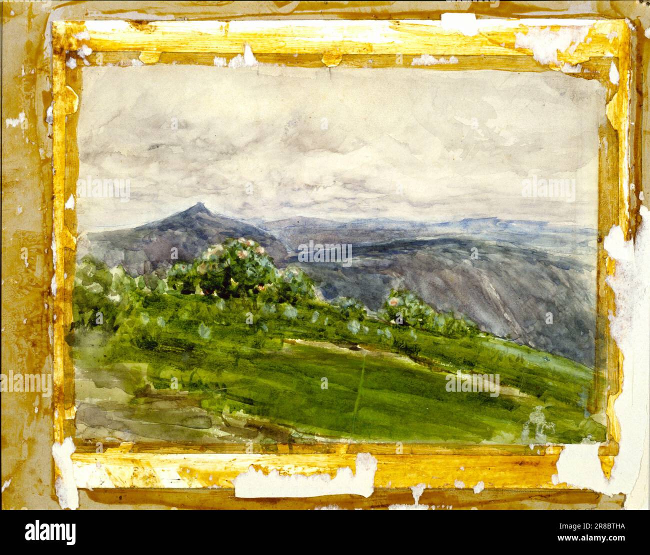 Mountain Landscape, Highlands, North Carolina 1889 by Henry Ossawa ...