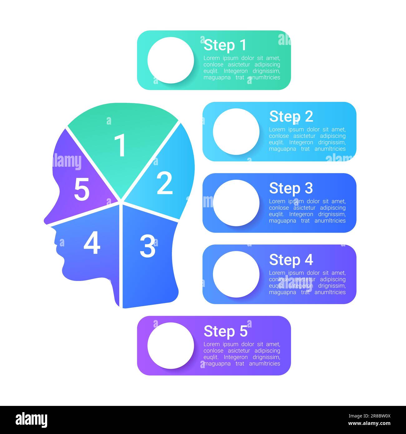 Psychiatric hospitals infographic chart design template Stock Vector ...