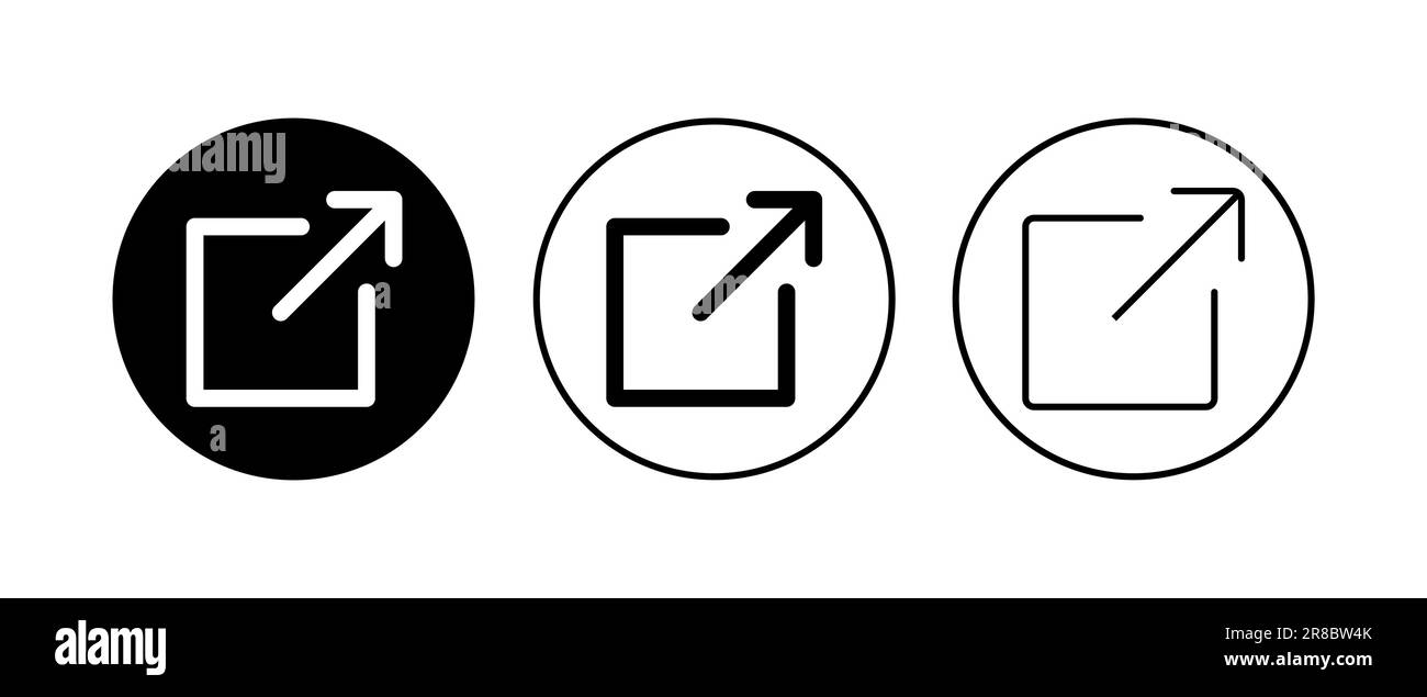 External Link Icon Set Link Icon Vector Hyperlink Symbol Stock Vector Image And Art Alamy