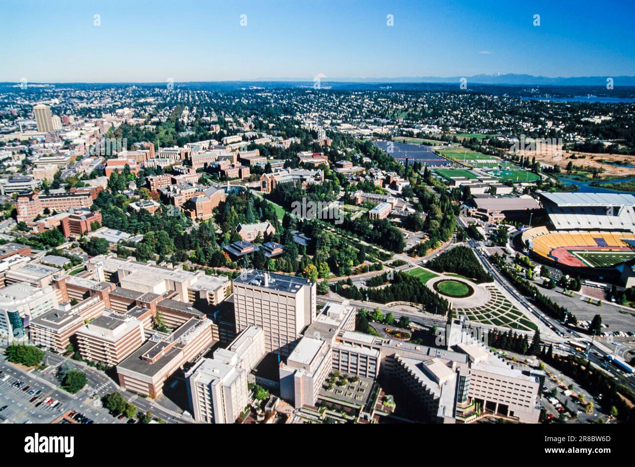 Aerial image of Washington state, USA Stock Photo - Alamy