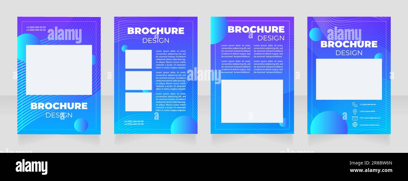 Photography and imaging event blank brochure layout design Stock Vector ...