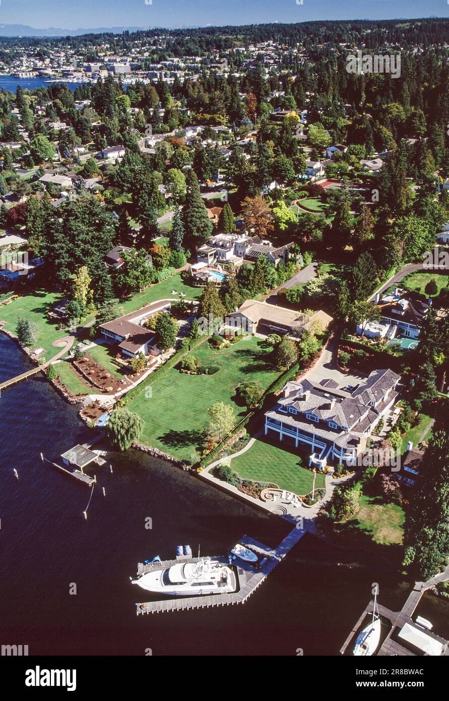 Aerial image of Washington state, USA Stock Photo - Alamy