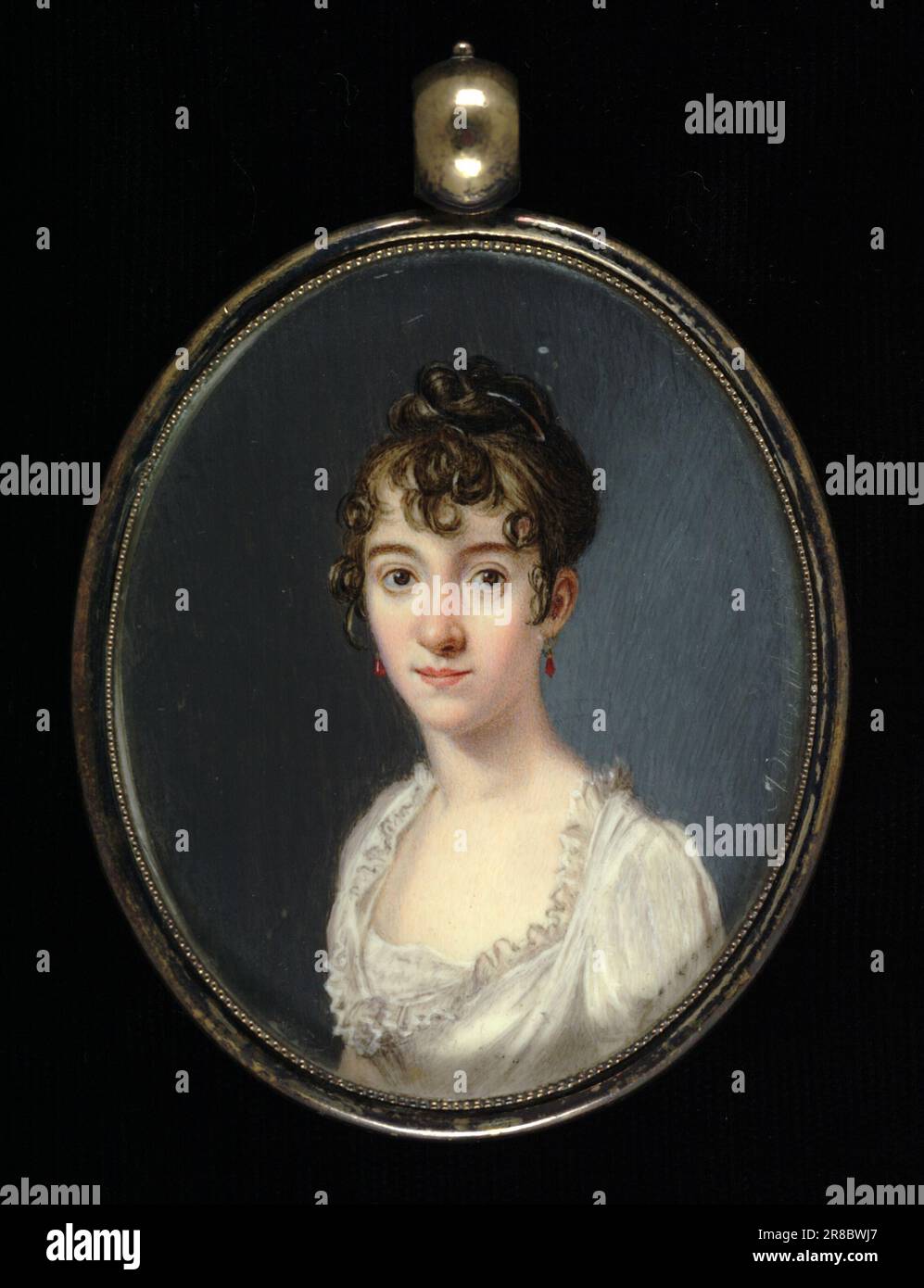 Theresa Diana Levesque 1810 by Ambrose Duval, born ca. 1778-died 1860 ...