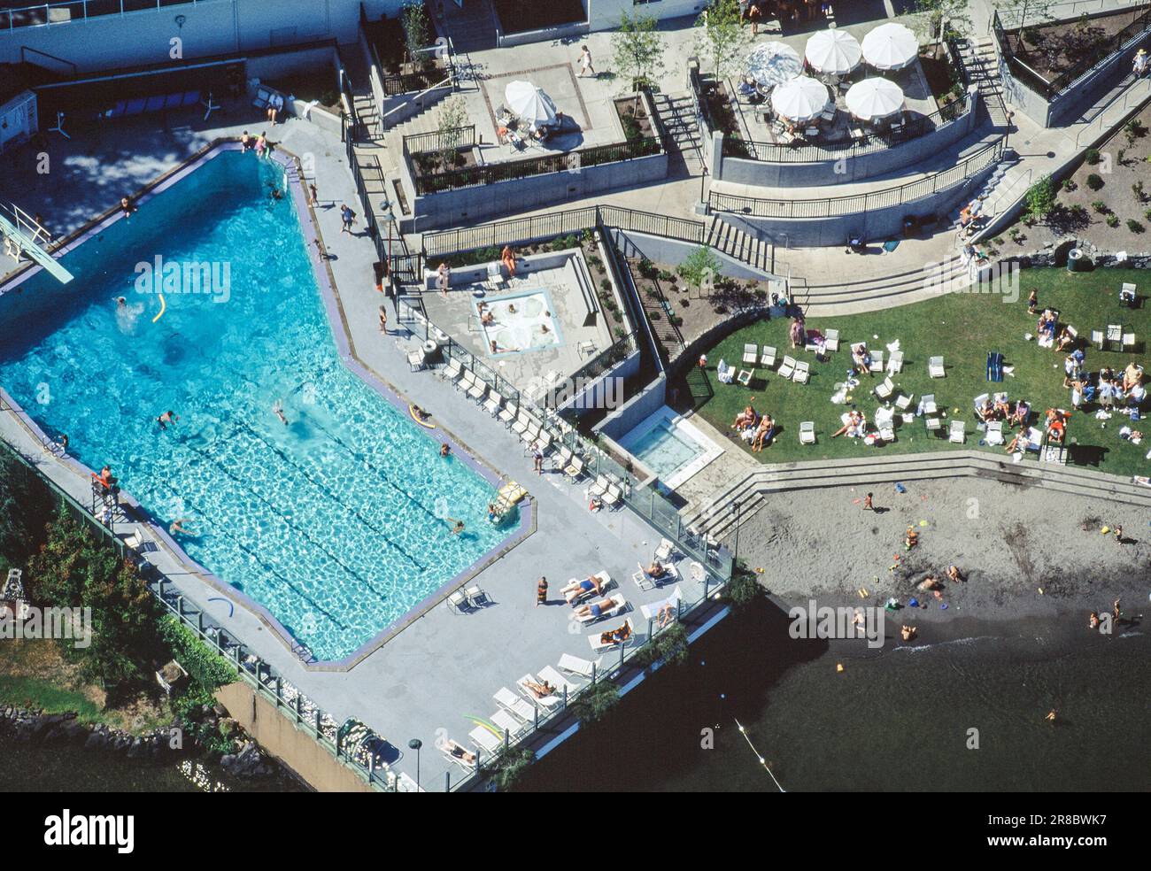 Birds eye view seattle washington hi-res stock photography and images ...