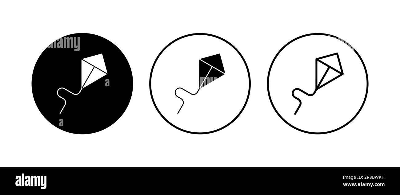 Kite icon set. kite vector icon Stock Vector Image & Art - Alamy