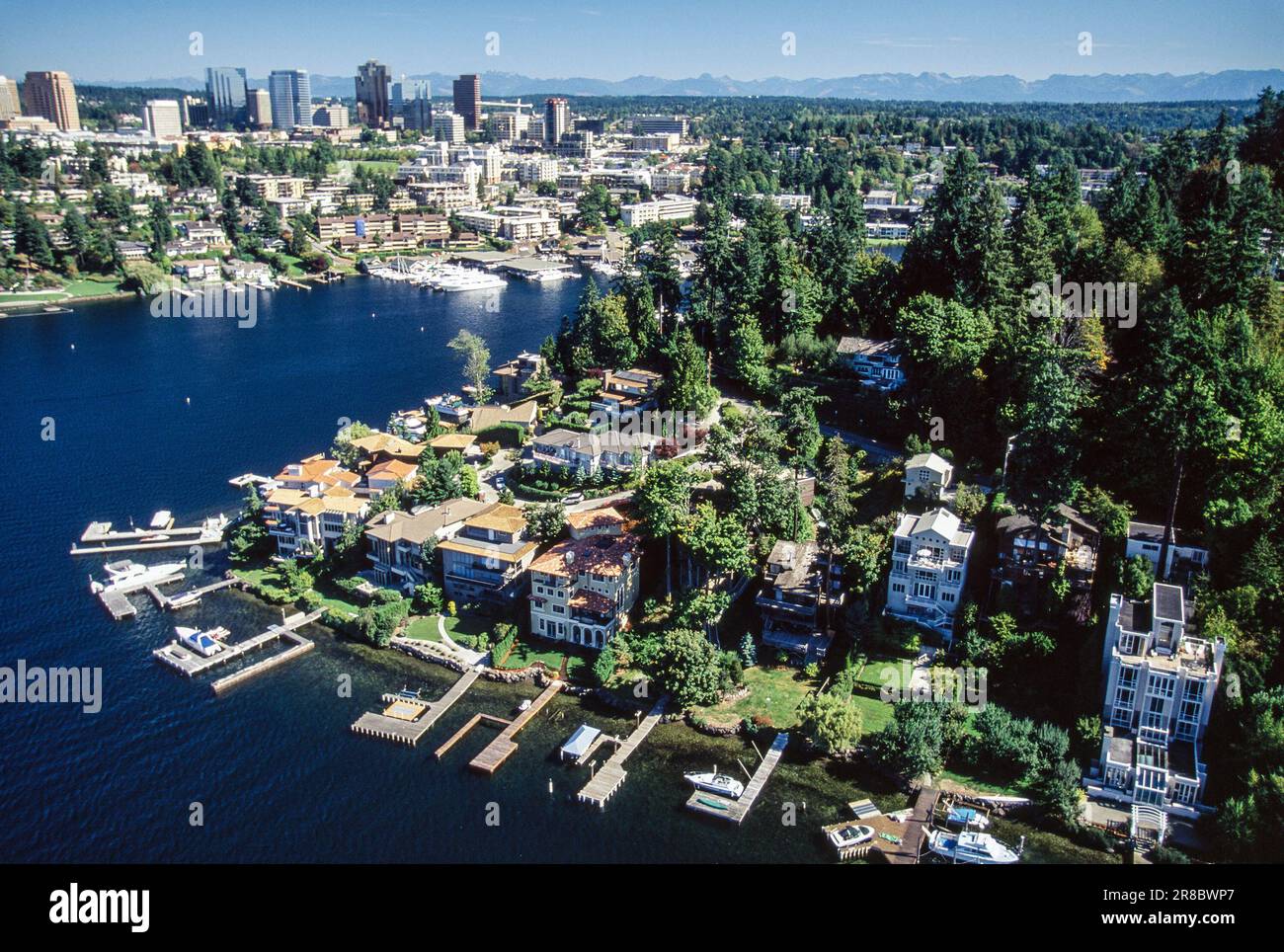 Aerial image of Washington state, USA Stock Photo - Alamy