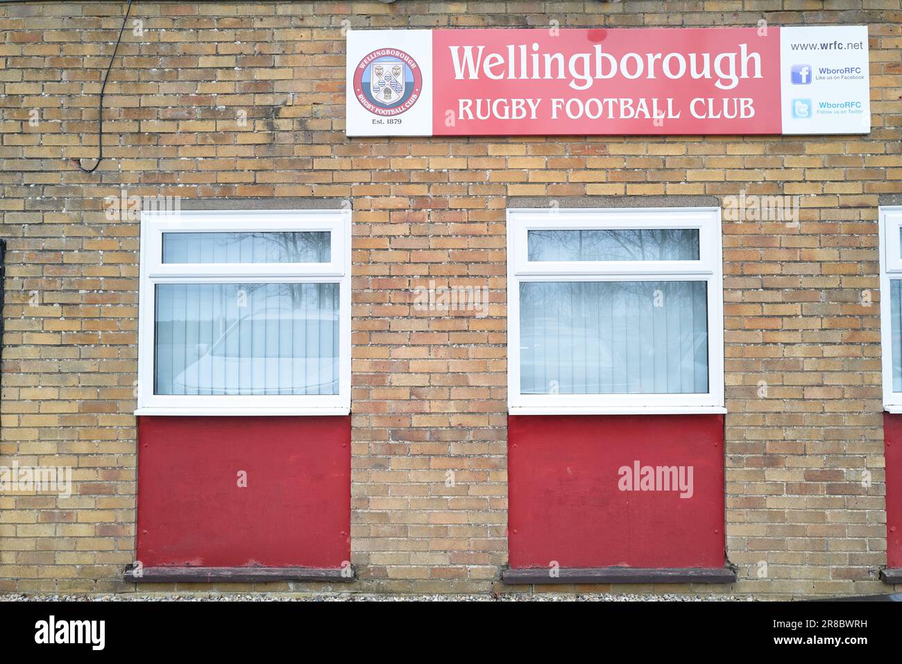 Home of Wellingborough rugby football cub, England Stock Photo - Alamy