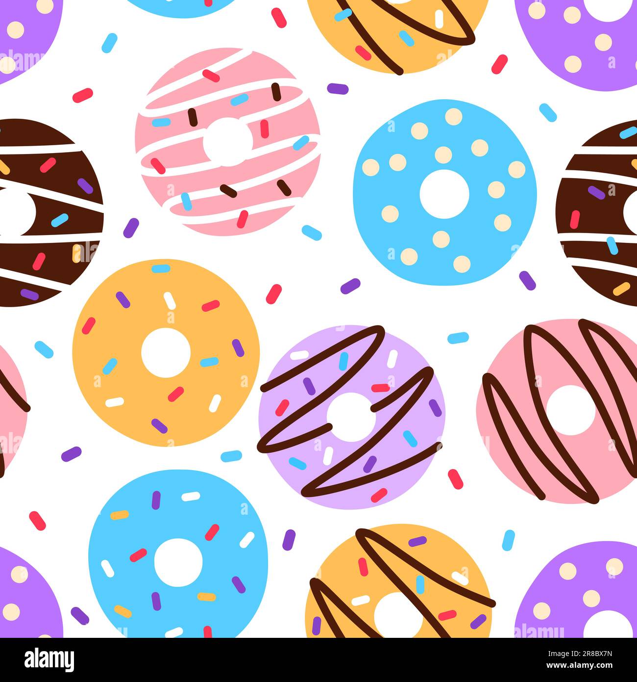 Cute Donut Background