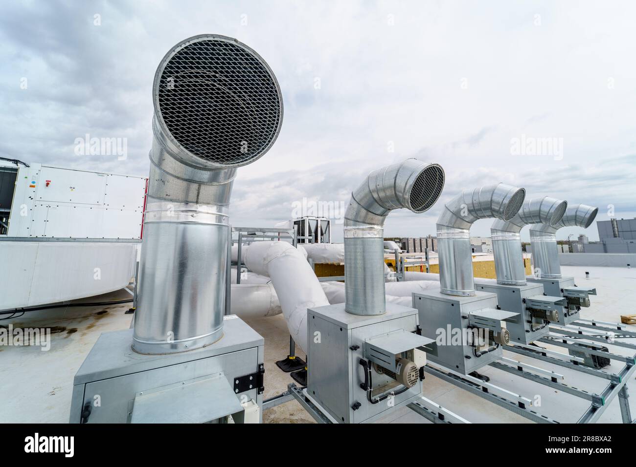 The air conditioning and ventilation system of a large industrial ...