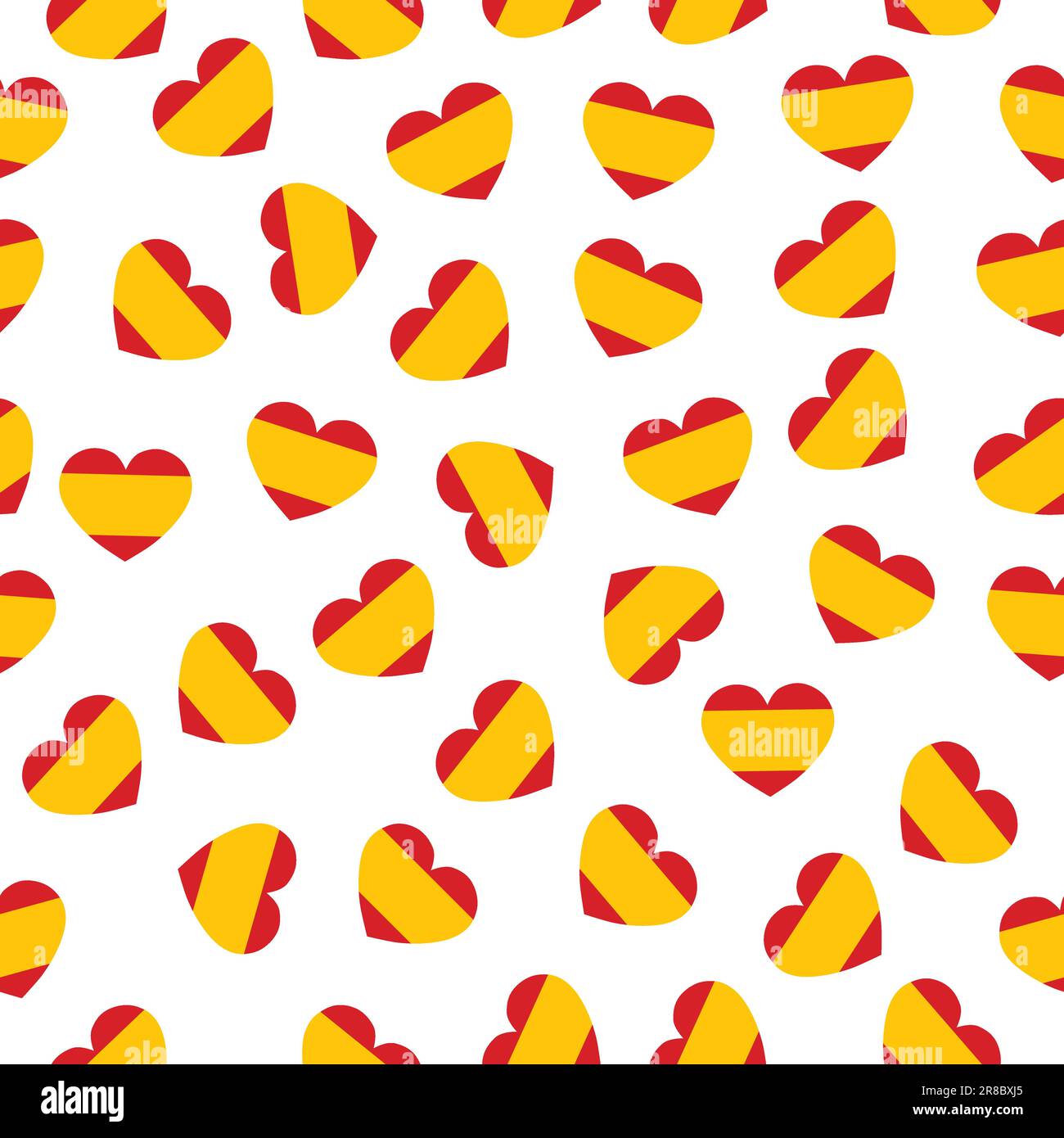 Pattern with flag of the Spain. Seamless Pattern with flag of the Spain ...