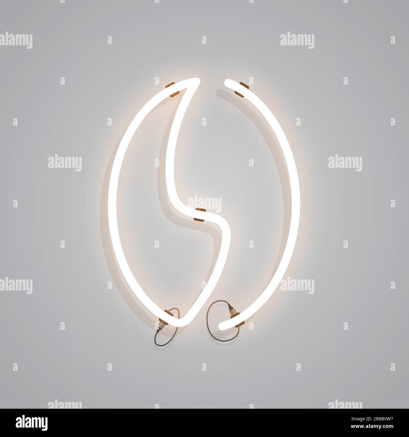 Neon coffee bean sign icon Stock Vector Image & Art - Alamy