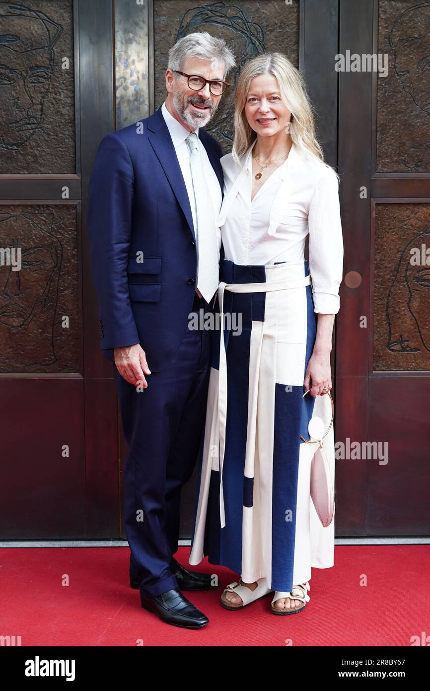 Timothy Taylor and Lady Helen Taylor attend the re-opening of the ...