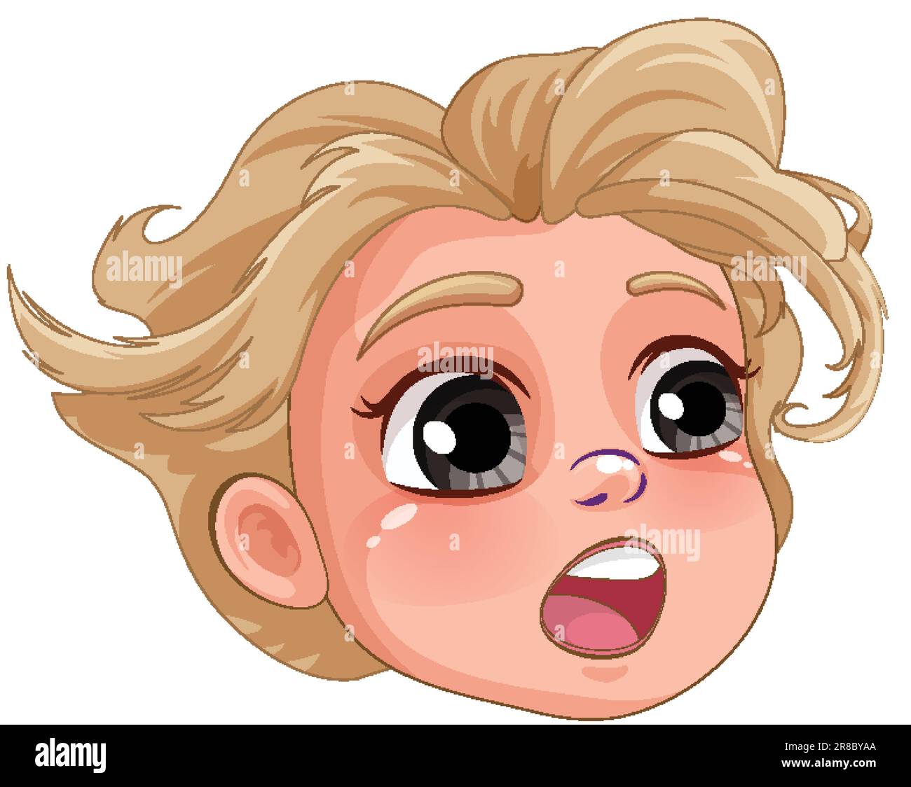 Boy cartoon with surprise face illustration Stock Vector Image & Art ...