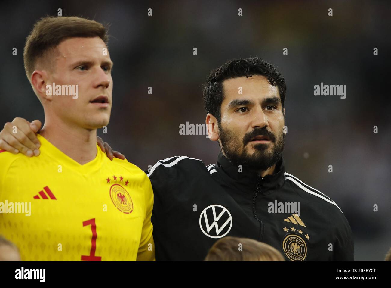GELSENKIRCHEN - 20/06/2023, (LR) Germany goalkeeper Marc-Andre ter ...
