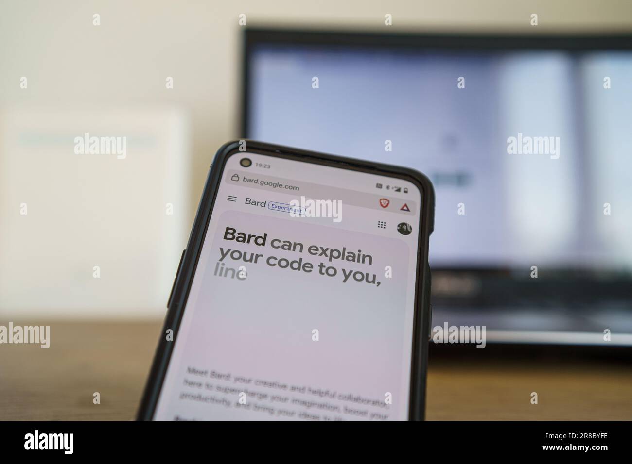 Google Bard AI chatbot app on smartphone Stock Photo - Alamy