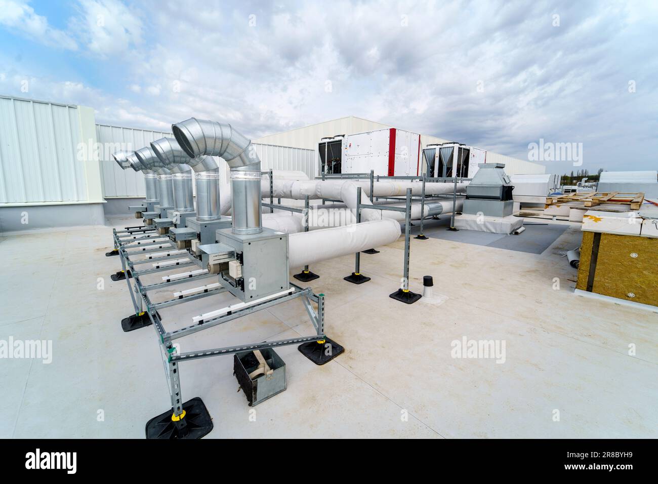 The air conditioning and ventilation system of a large industrial ...