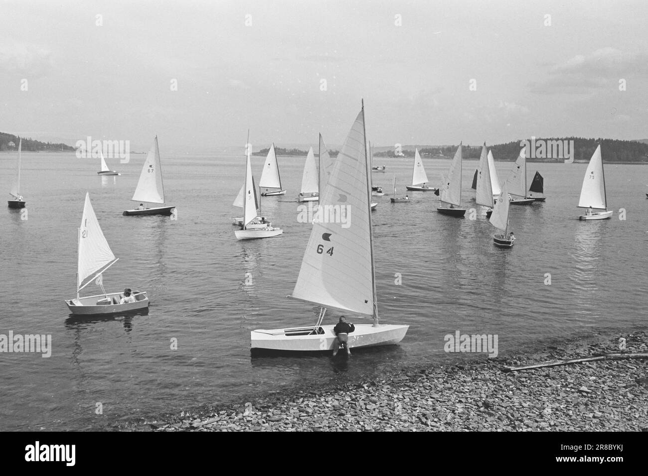 Current 29-3-1960 : Breeze in small sails. Future great sailors start ...