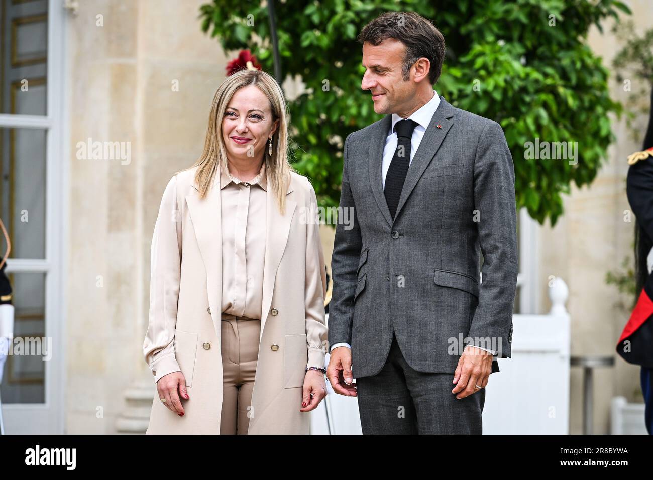 Paris, France, France. 20th June, 2023. French President Emmanuel ...