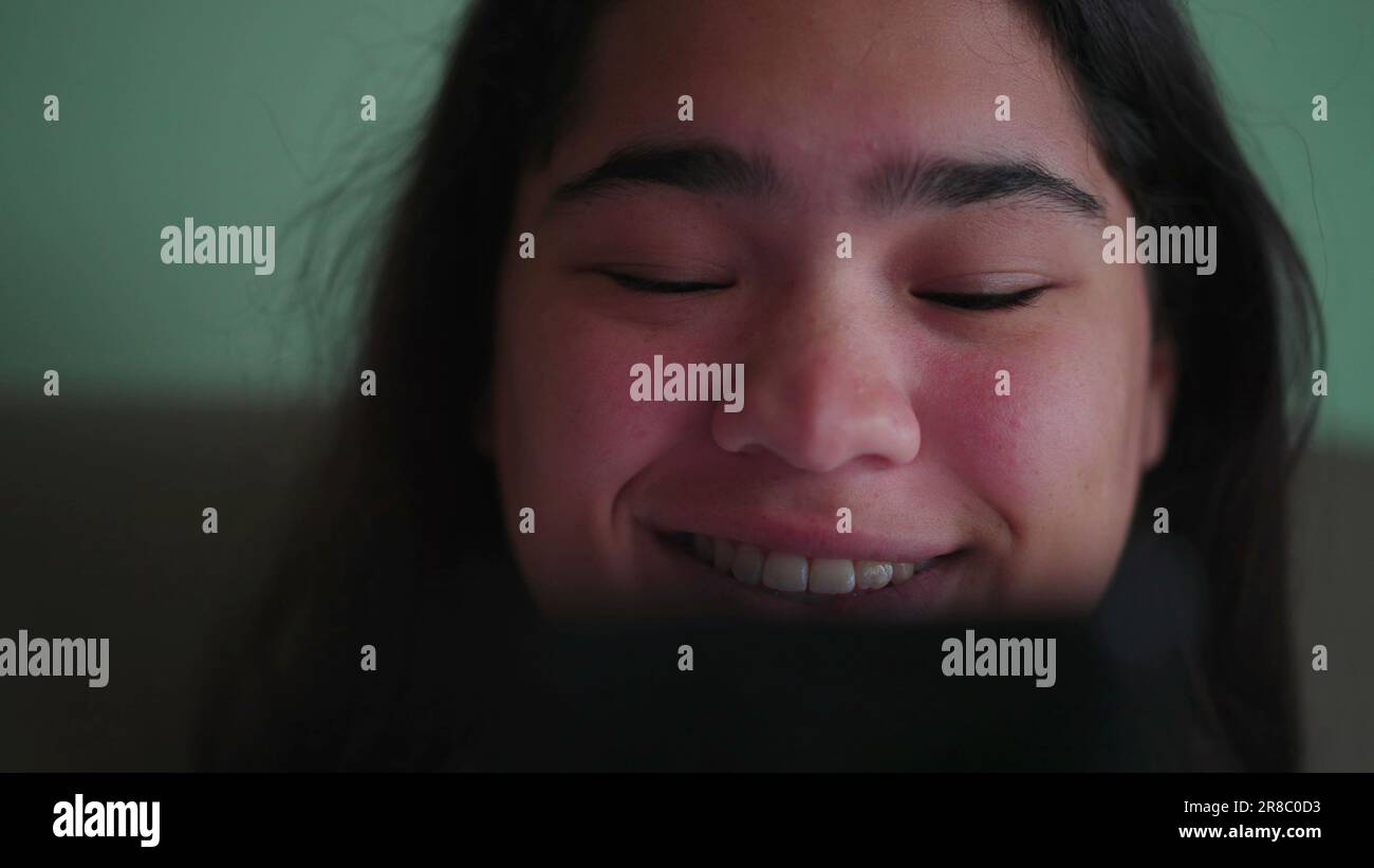 Happy brazilian teen girl reacts hi-res stock photography and images ...