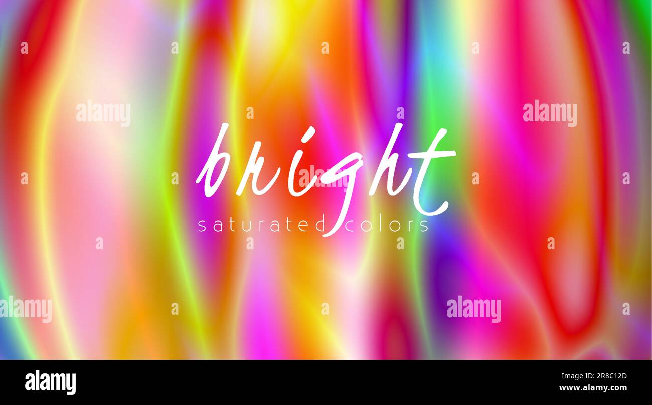 Very bright saturated multi-colored rippled stains. Colorful background ...