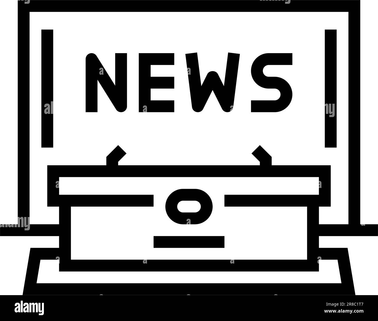 Anchor desk news Black and White Stock Photos & Images - Alamy