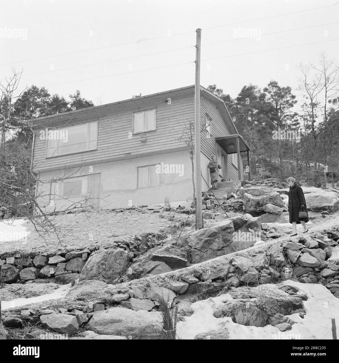 Actual 6-7-1960: On old plots Anne-Marie Rockefeller from Søgne ...