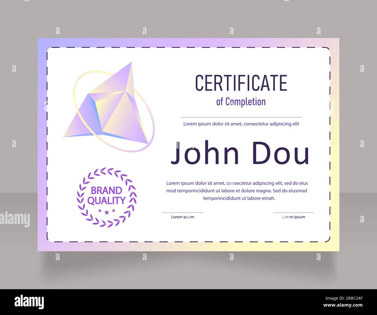 Class certificate design template Stock Vector Image & Art - Alamy