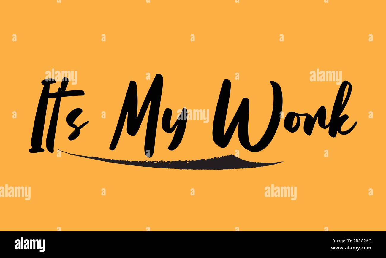 Bold Typography Lettering Text Vector Design Quote Stock Vector Image ...