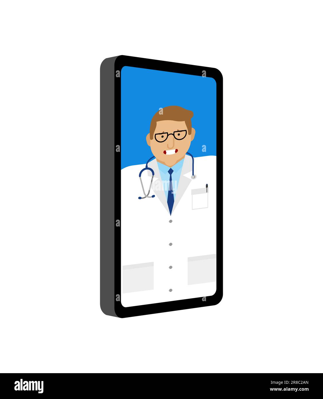 Doctor visit Stock Vector Images - Alamy