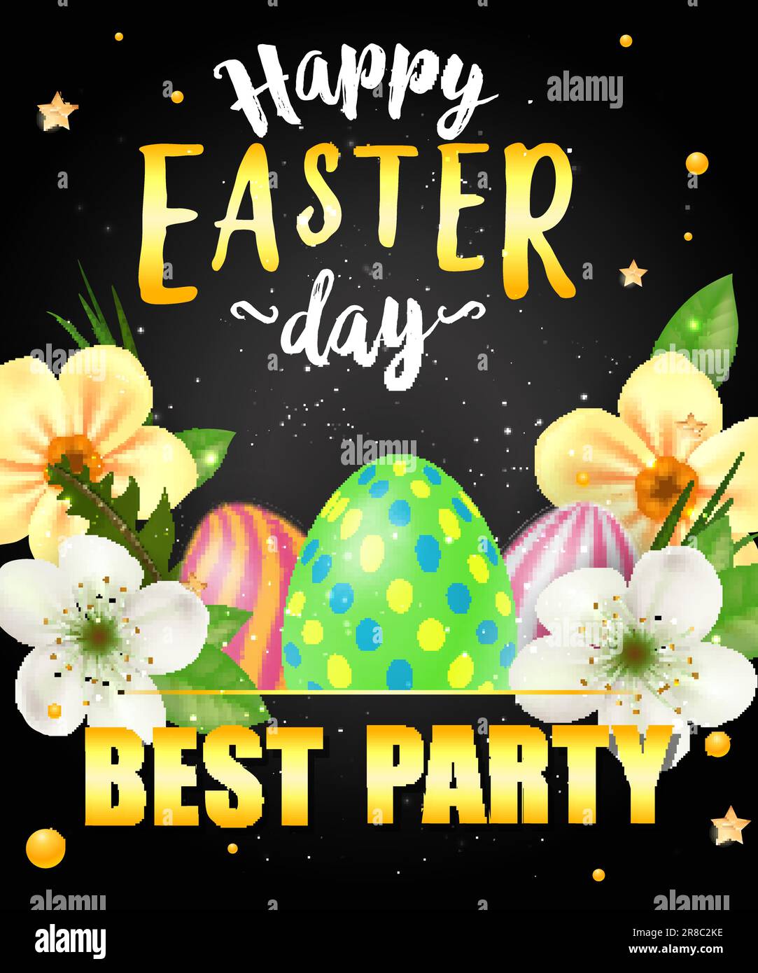 Vertical card text easter Stock Vector Images - Alamy