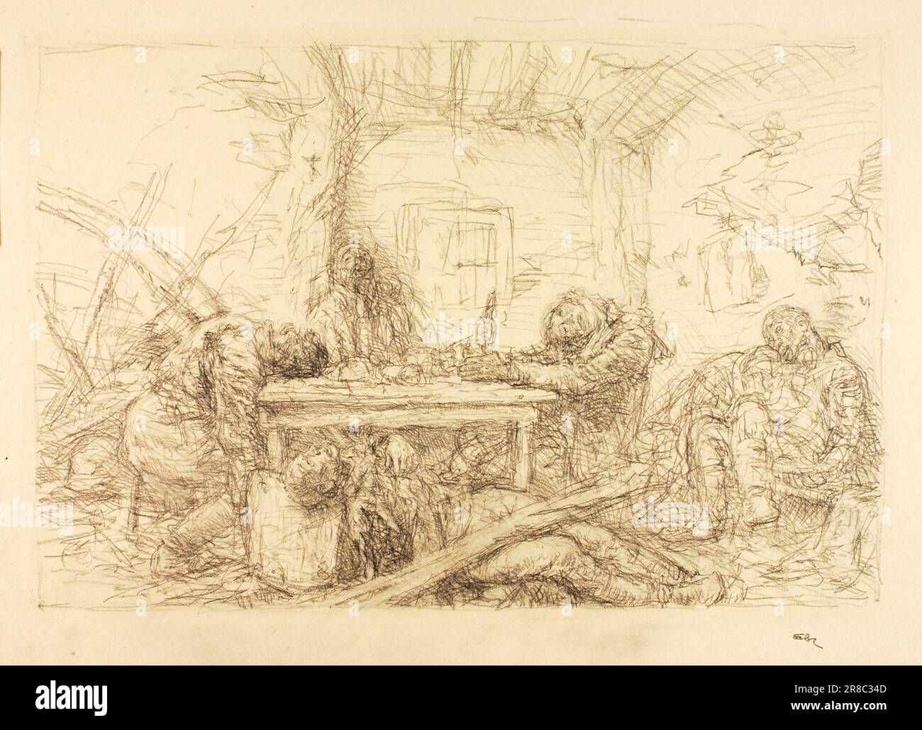 The Last Supper ca. 1937 by Kerr Eby, born Tokyo, Japan 1889-died ...