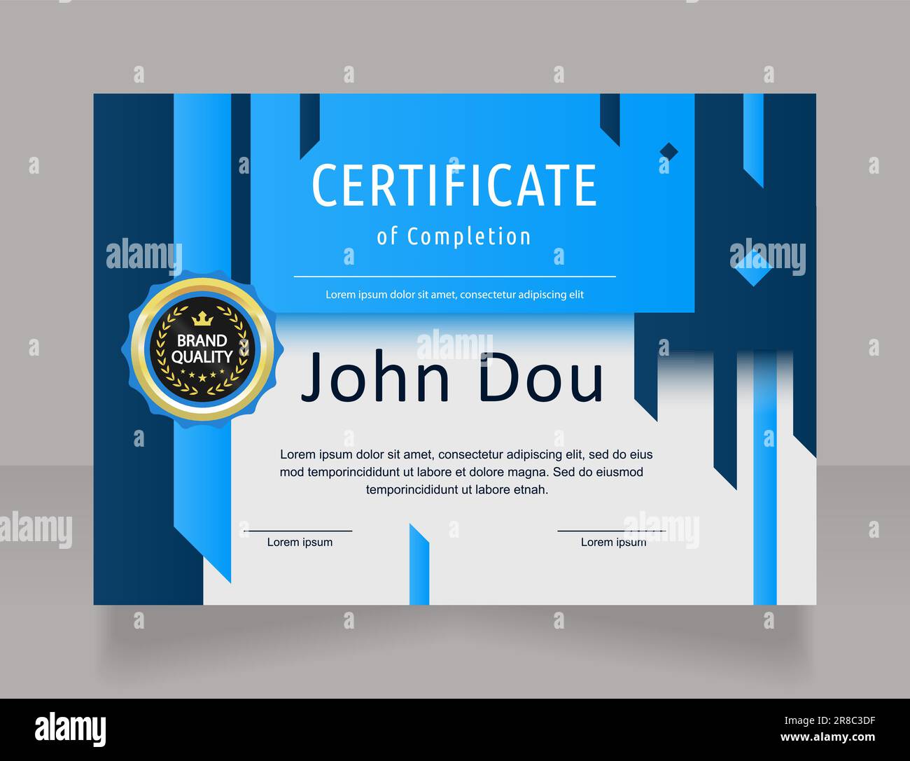 Graduation ceremony certificate design template Stock Vector Image ...